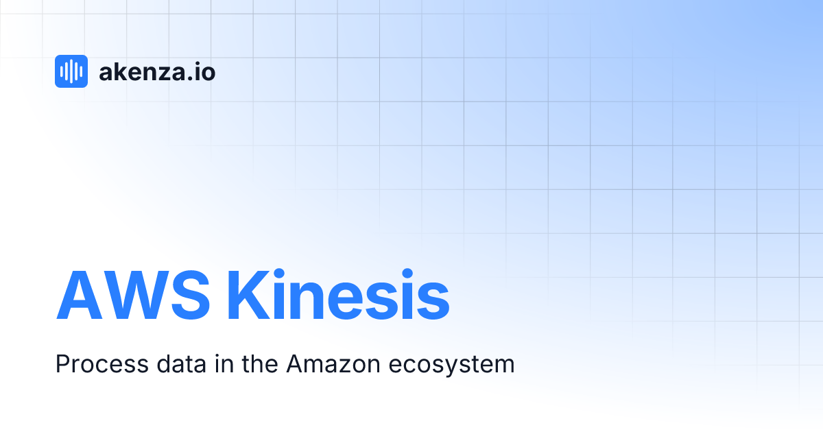 AWS Kinesis | akenza.io